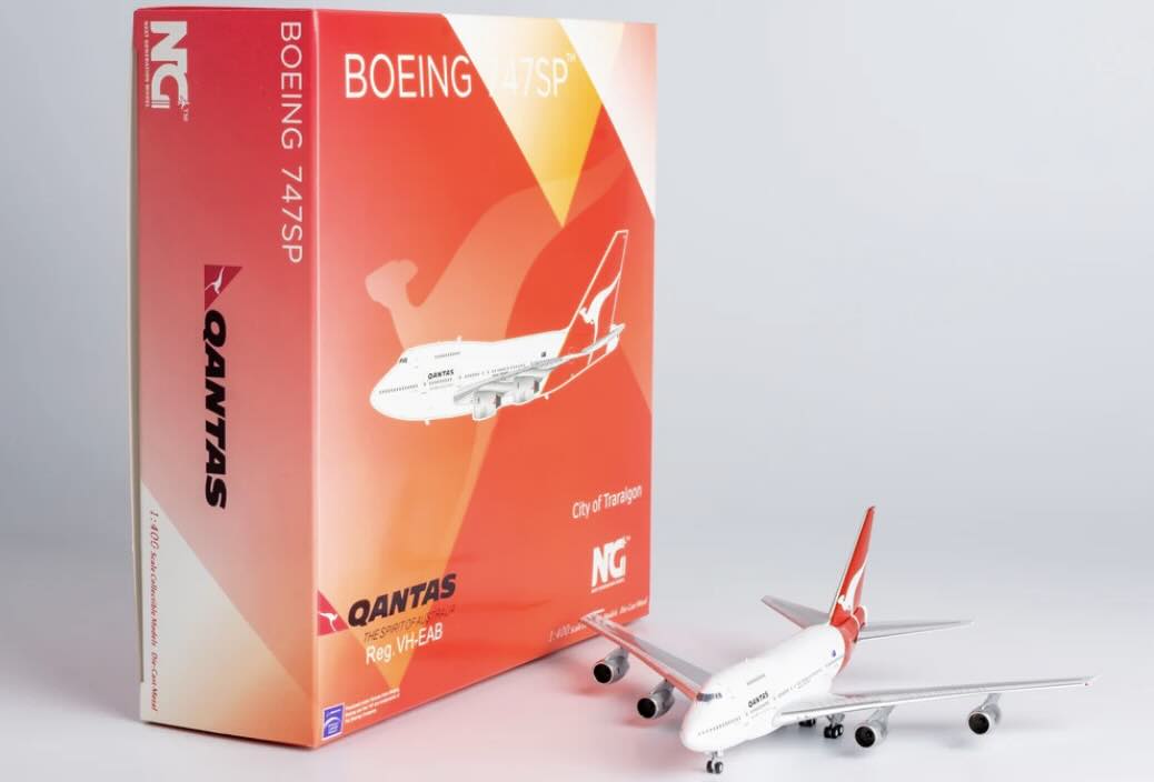 NG07029 Qantas B747SP “The Spirit of Australia” VH-EAB – Airplane Model SG