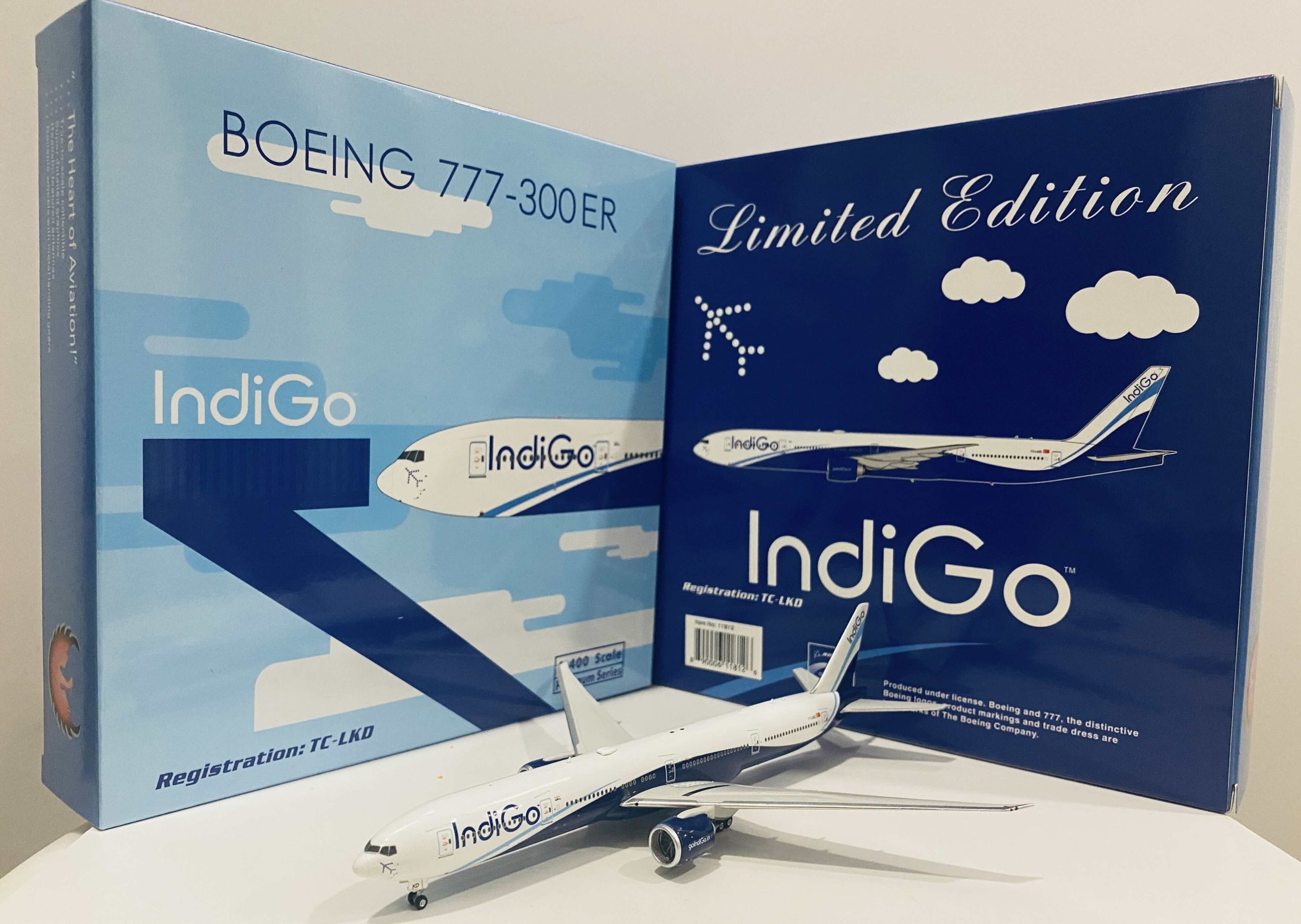 PH11812 IndiGo Air B777-300ER TC-LKD – Airplane Model SG